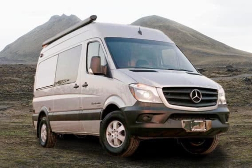 Sprinter Van Conversion + Regular Body + Platform Bed