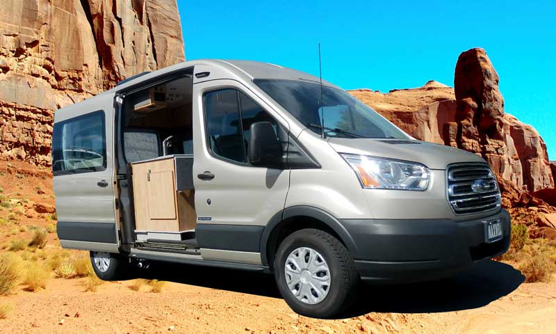 Ford Transit Camper Van Conversion + Rear Dinette + Bath