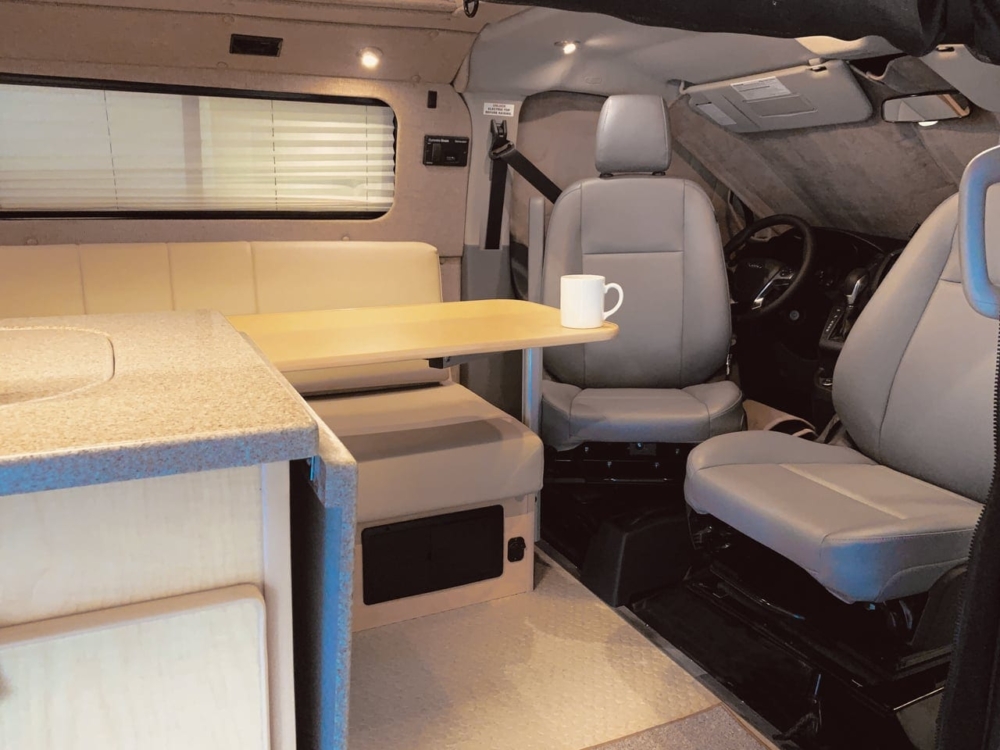 Transit 144 with Penthouse Top and Gaucho / Bath Sportsmobile