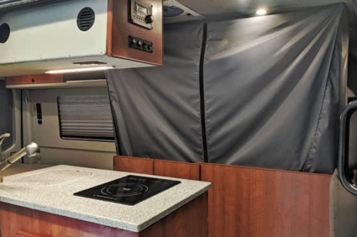 Transit 130 with Rear Lounges & Large Low Bath Sportsmobile