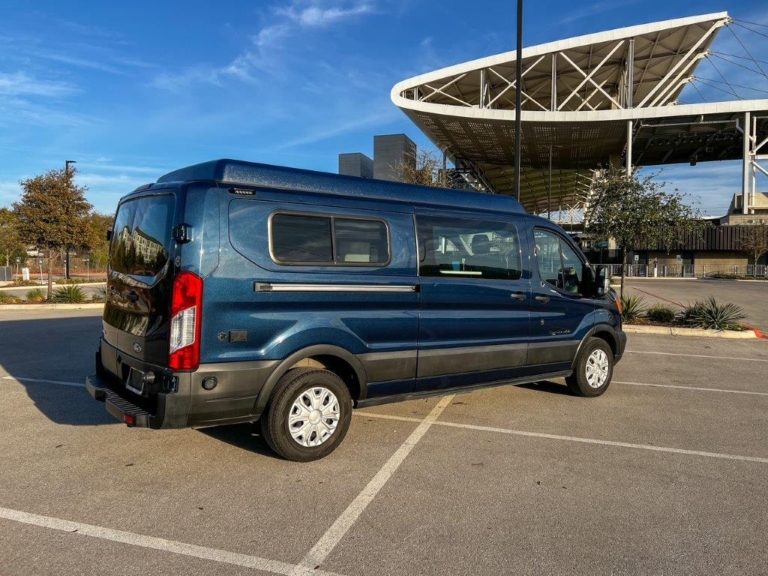 2019 Ford Transit 148" Low-Roof Blue Jeans Metallic | RWD