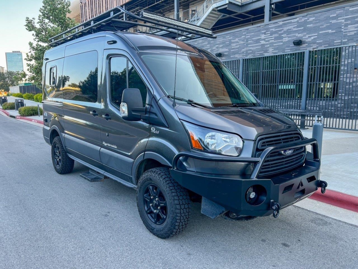 2018 Ford Transit 130" Mid Roof Magnetic Metallic | 4x4