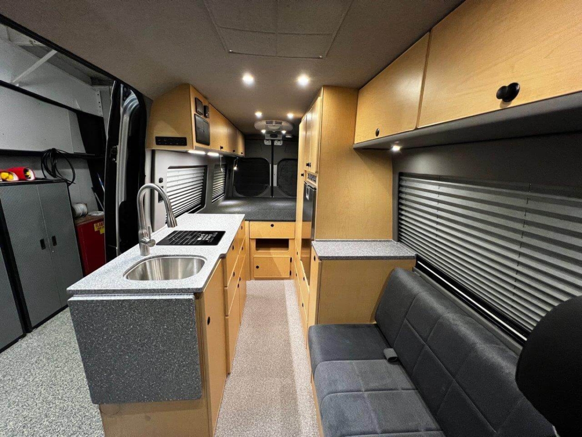 Sprinter 170 with Gaucho and Platform Bed - Sportsmobile
