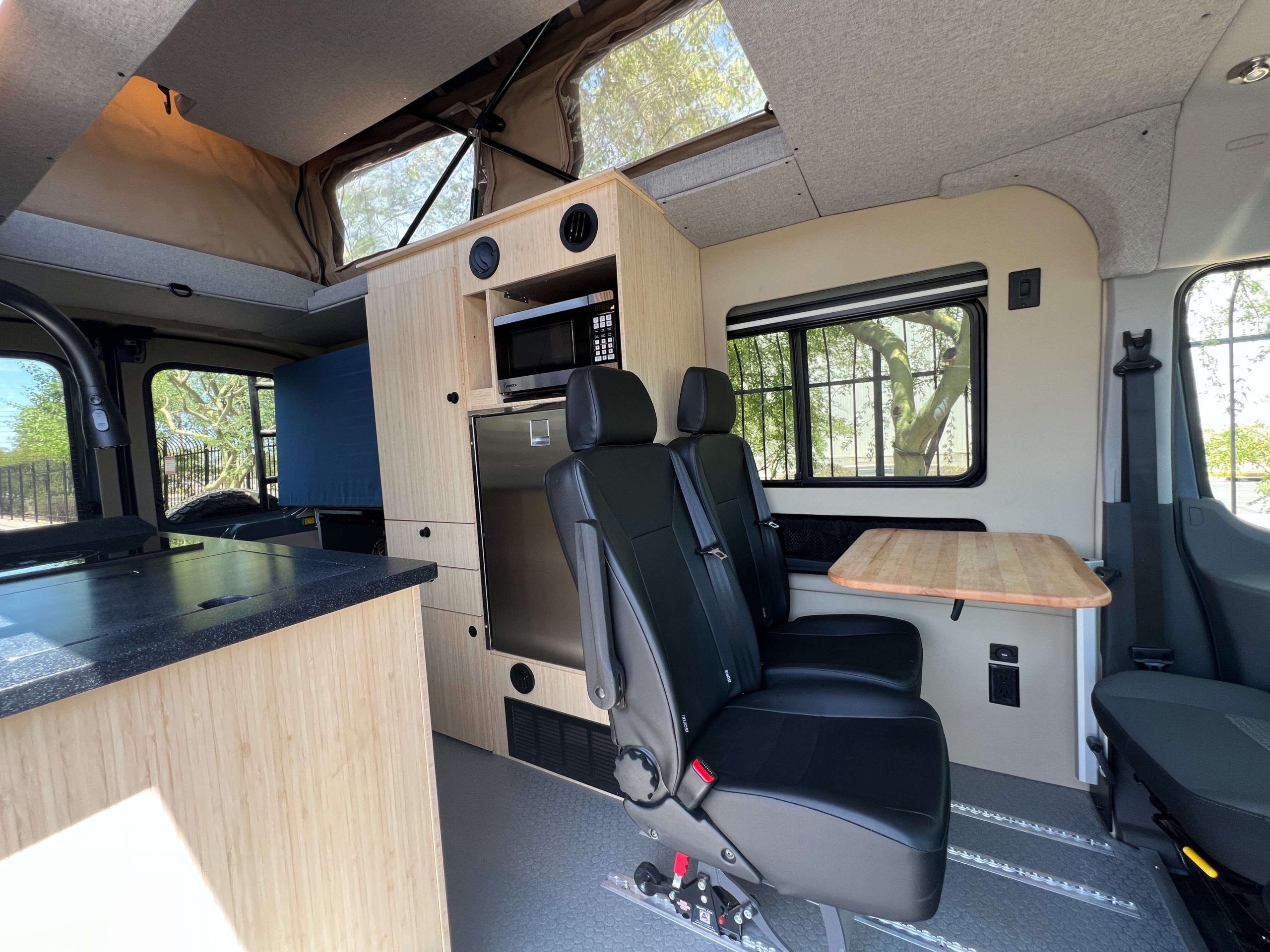 Ford Transit Camper Van with Slat Bed