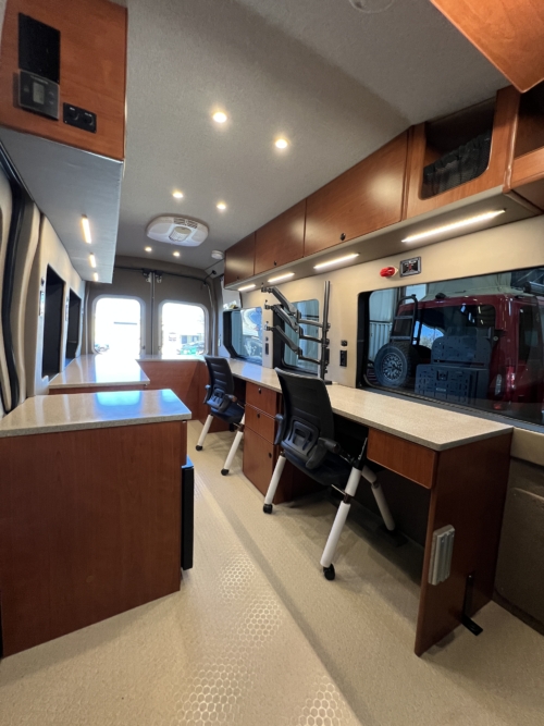 Custom Ford Transit Fire Command Center Van for Hutto, TX