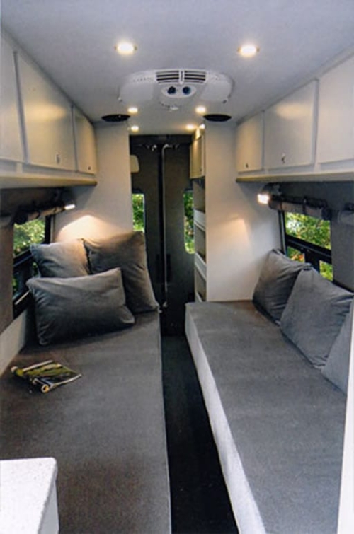 Sprinter Camper Van + Long Body + Design Gallary + Twin Beds