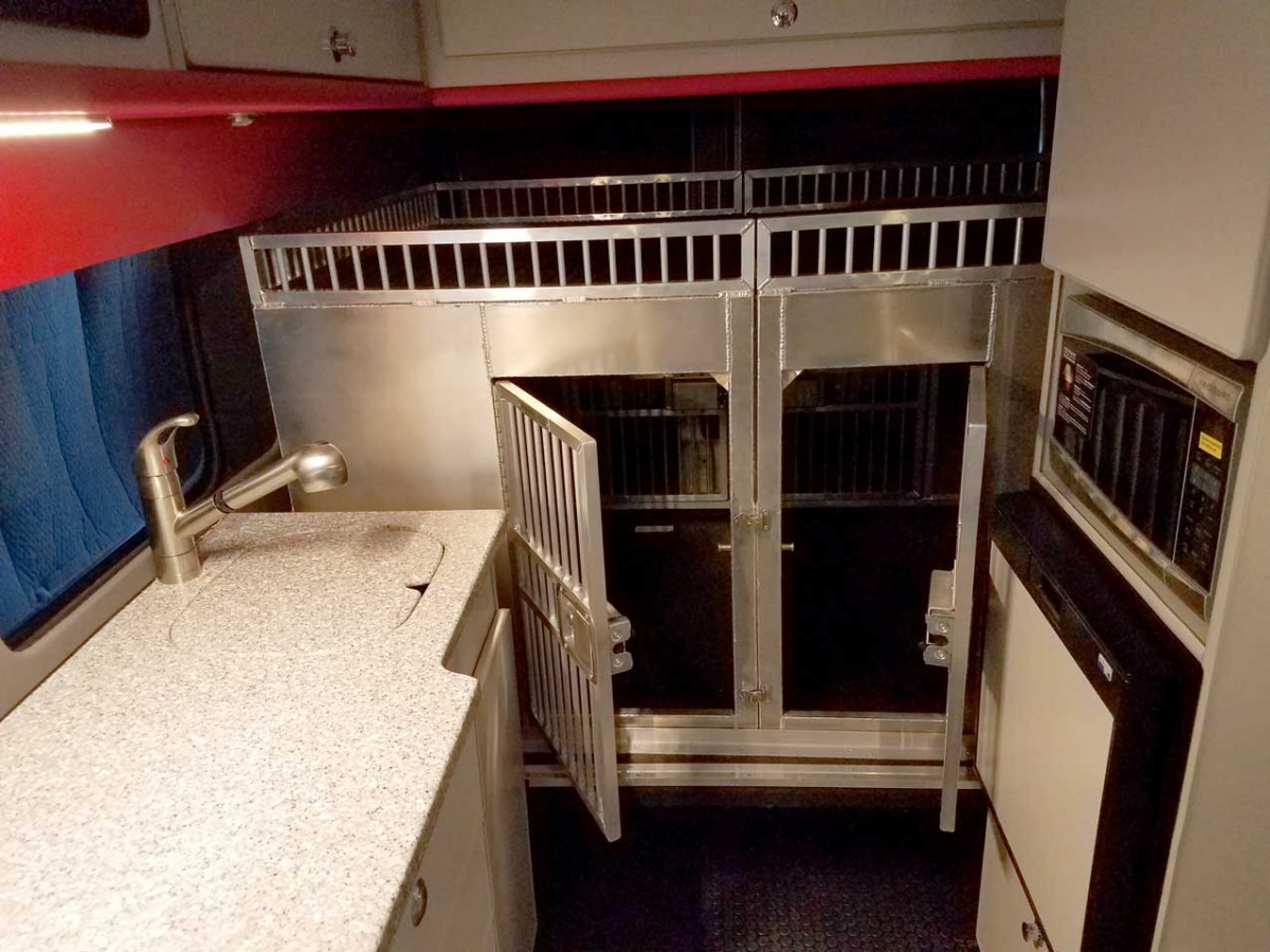 Transit Custom Van + Design Gallery + Dog Crates